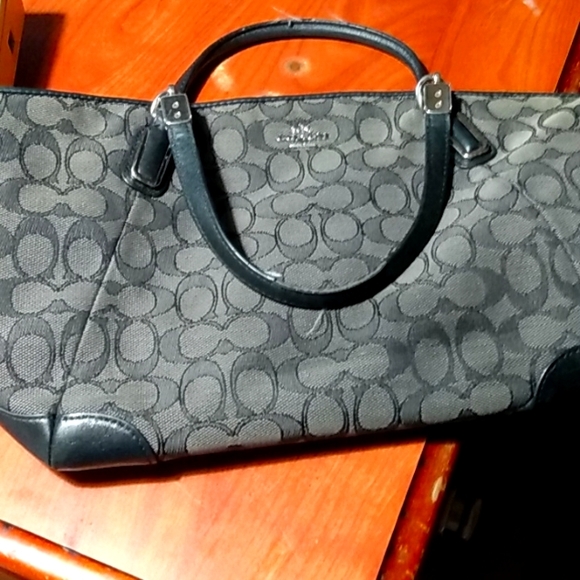 Coach | Bags | Coach Signature Jacquard | Poshmark